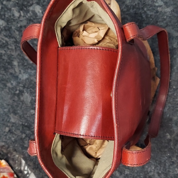 King Ranch | Bags | King Ranch Leather Shopper Red Bag | Poshmark